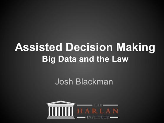 Assisted Legal Decision Making – Justice Innovation
