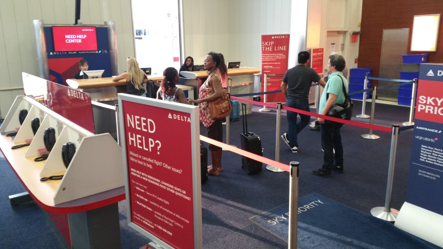 Service Help Centers in airports, based in JFK Delta airport terminal ...